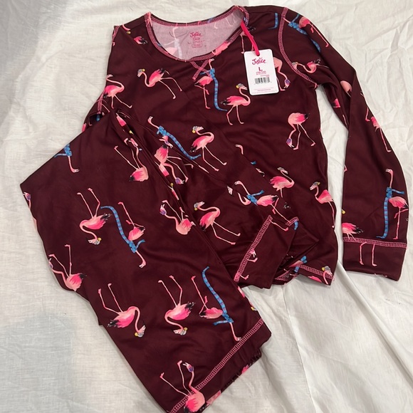 Justice | Pajamas | Justice Holiday Flamingo Pajama Set | Poshmark
